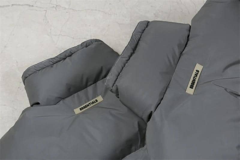 2023fw Reflective Grey Essentials PUFFER JACK Парки Чоловіки Жінки ...